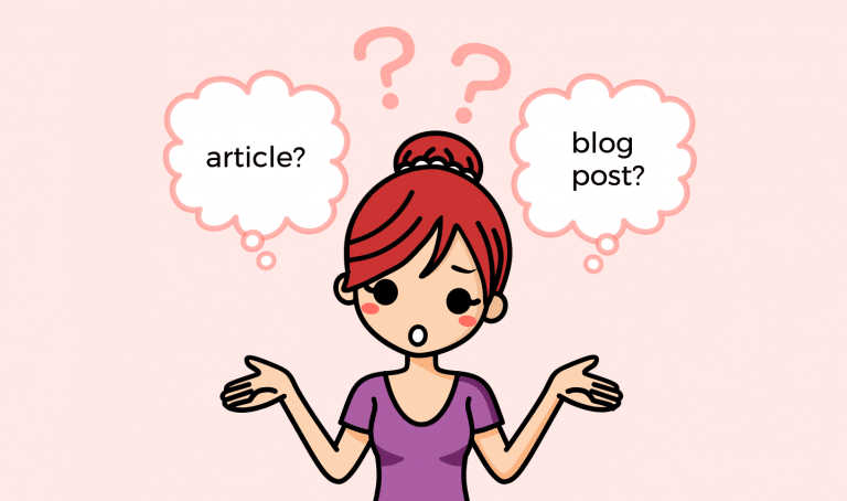 Writing an Article vs. Writing a Blog Post: What's the Difference? - Make a Living Writing